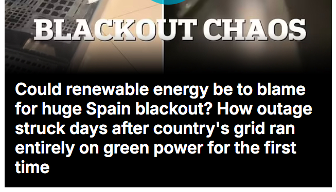 Windmills used to stage cue in Spain